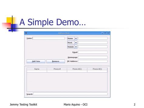 Ppt Jemmy Testing Toolkit Powerpoint Presentation Free Download Id