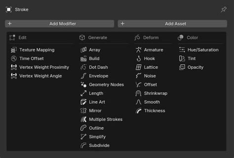 classic modifier menu blender 4 0