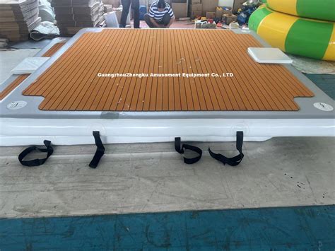 High Quality Drop Stitch Inflatable Floating Dock Platform For Pool Lake Ocean Buy Inflatable