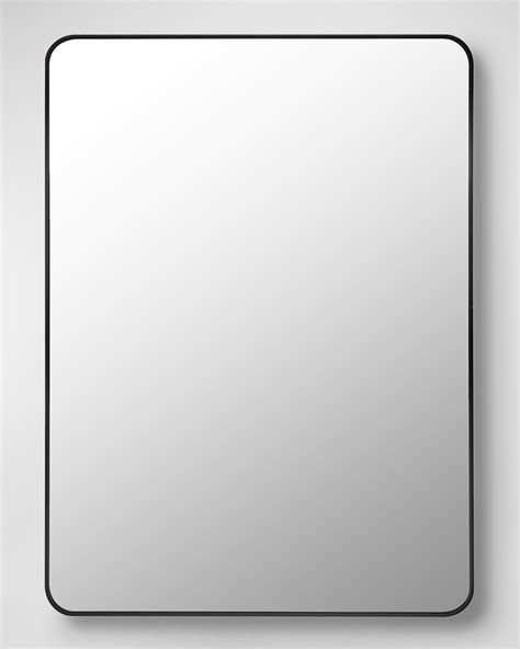 Surya Aranya 41 Rectangle Wall Mirror White Horchow