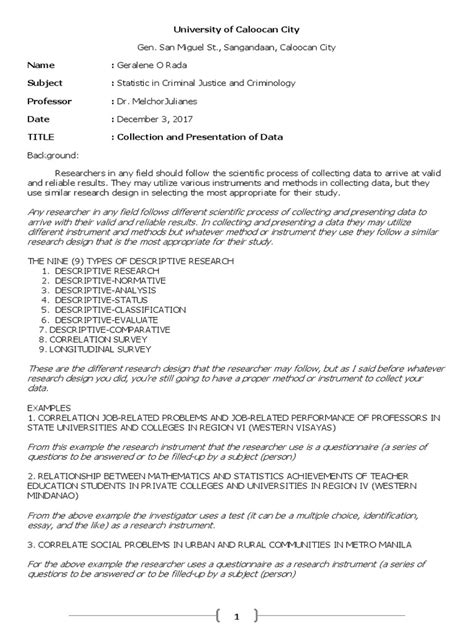 Statistic Report Data Gathering Pdf Spearmans Rank Correlation