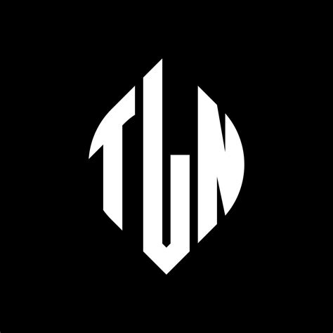 Tln Circle Letter Logo Design With Circle And Ellipse Shape Tln