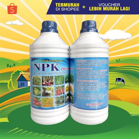 Jual NPK PLUS Pupuk Cair Pupuk Tanaman Cair Pupuk Bunga Pupuk Buah Pupuk Daun Pupuk Tanaman