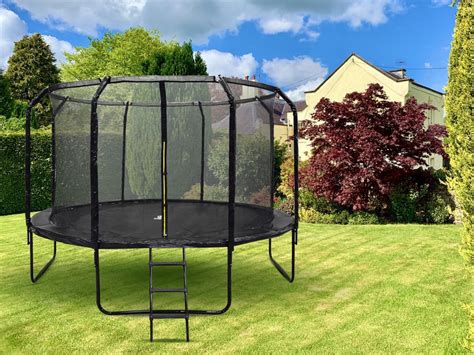 Trampolina Ogrodowa Skyflyer Drabinka 12ft 366cm Inna Marka Sklep