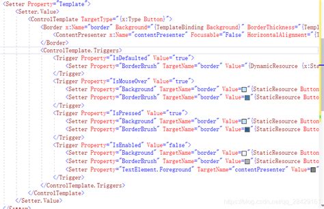 在WPF中如何设定一个控件的样式 Button 源码巴士