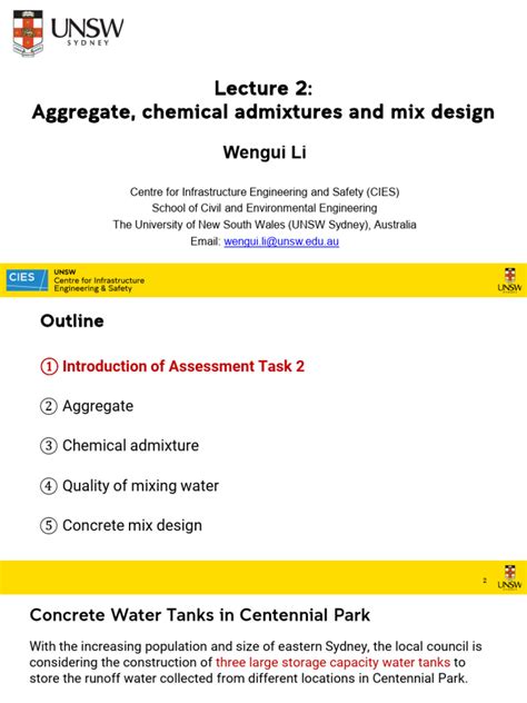 week 2 lecture 2 slides pdf concrete construction aggregate