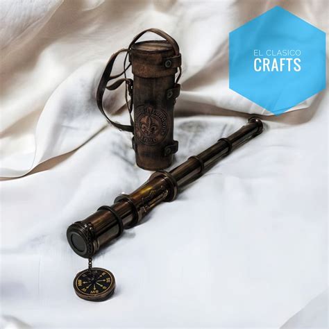 Brass Spyglass Etsy