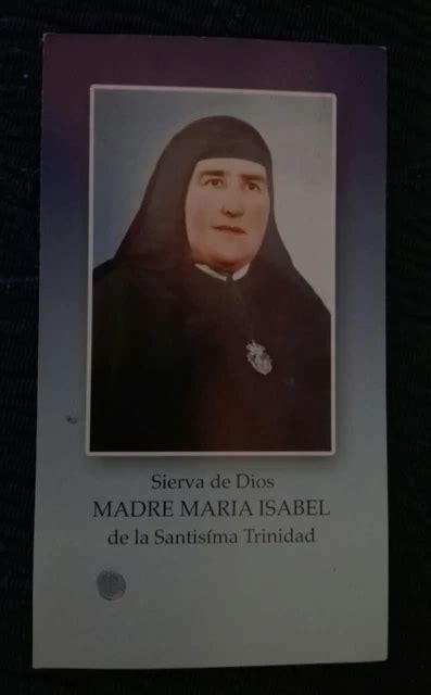 Relic Of Mother Maria Isabel De La Santísima Trinidad Spanish Relic