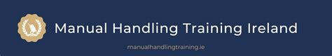 Manual Handling Training Ireland Linkedin