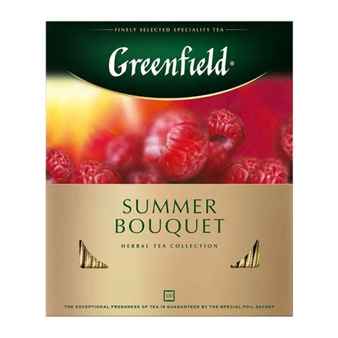 Купить Чай Greenfield Summer Bouquet, травяной, 100 пакетиков: в Алмате ...