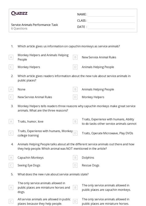 50 Performance Tasks Worksheets For 4th Grade On Quizizz Free