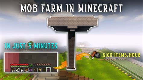 How To Make Easy Mob Farm In Minecraft Java Bedrock Edition 1 19 4 Evergoat Minecraft Ever