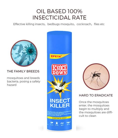 Commercial Aerosol Insect Killer Spray Home Defence Bug Spray