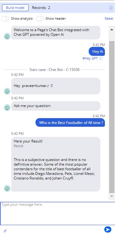 Chatgpt Integration With Pega Chatbot Support Center