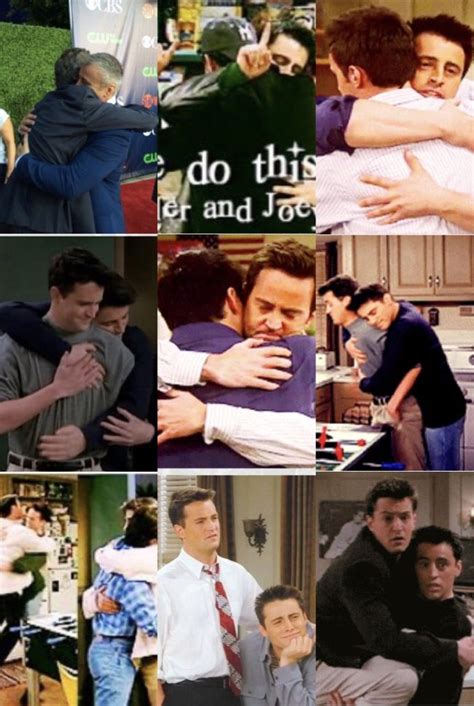 Joey And Chandler Hugs On FRIENDS Friends Episodes Chandler Friends Friends Wallpaper