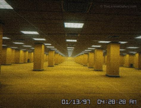 Backrooms Level 0 Infinite Geometry Dreamlike Art