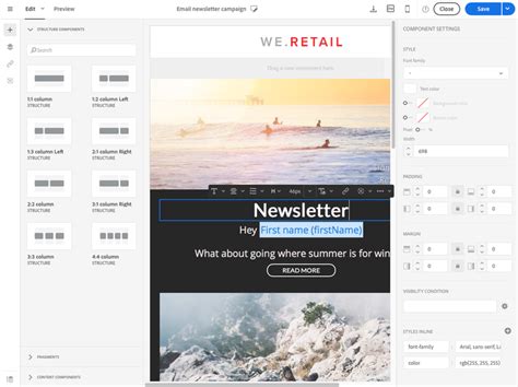 Personalização De Conteúdo De Email Adobe Campaign