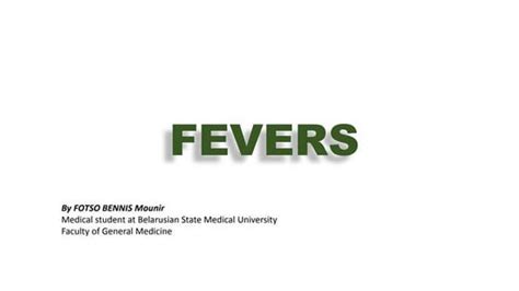 Fever Ppt