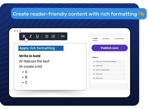 Create Reader Friendly Content With Rich Formatting