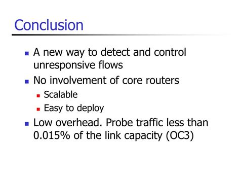 ppt network tomography based unresponsive flow detection and control