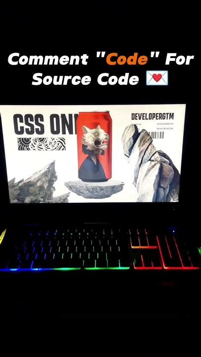 3d Rotate Animation Using Gsap Coding Shorts Webdesign