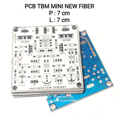 Jual Pcb Tbm Mini Fiber Karakter Flat Dengan Midlow Tebal Kab Jember