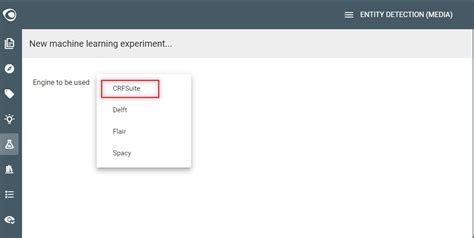 How To Experiment Entity Detection With Models Advanced Kairntech Documentation