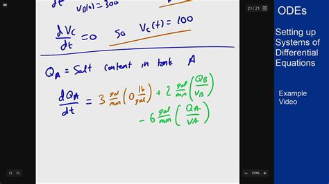 Differential Equations Modeling With Systems Multiple Tank Setup YouTube
