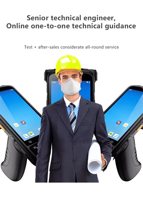 Uhf Android Pda Device Handheld Barcode Scanner For Inventory Data Terminal Supplier China