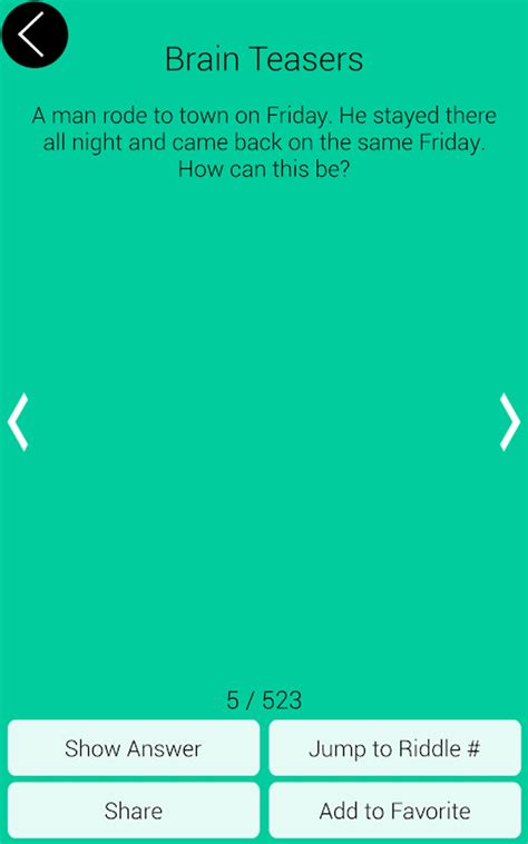 Brain Teasers With Answers Apk สำหรับ Android ดาวน์โหลด
