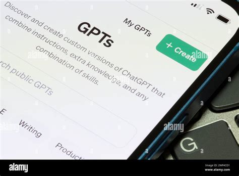 The User Interface Of Gpt Store For Custom Gpts Is Seen On Openais Website On An Iphone On