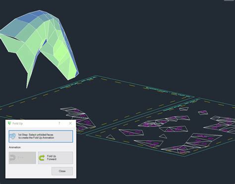 7cad 3d unfold
