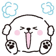 귀여운 강아지 비숑 프리제 2 Line 스티커 Line Store