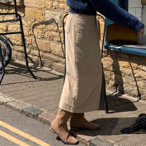 아뜨랑스 국내제작 🚚부분당일발송 1000장 돌파 단독진행 엠버스 코듀로이 스커트 치마 롱스커트 치마 Sk6521 통통