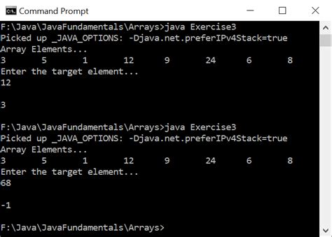 Search An Element In An Array In Java Programmingempire