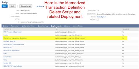 Learn How To Bulk Delete Netsuite Memorized Transaction Definitions