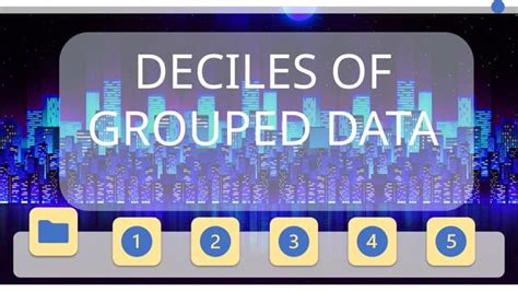 Decile Measures Of Position For Grouped Data Pptx