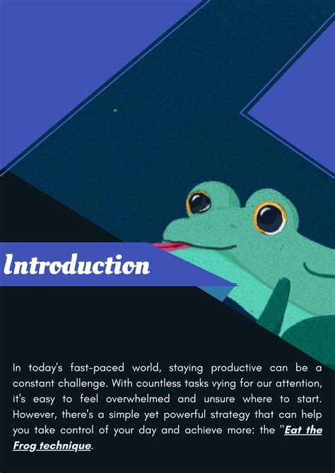 Ppt Leap Ahead Mastering Productivity With Eat The Frog Technique Powerpoint Presentation Id