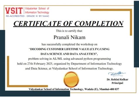 datascience ai machinelearning cltv businessanalytics… pranali nikam