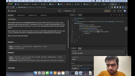 Insert Interval Leetcode C Solution Youtube
