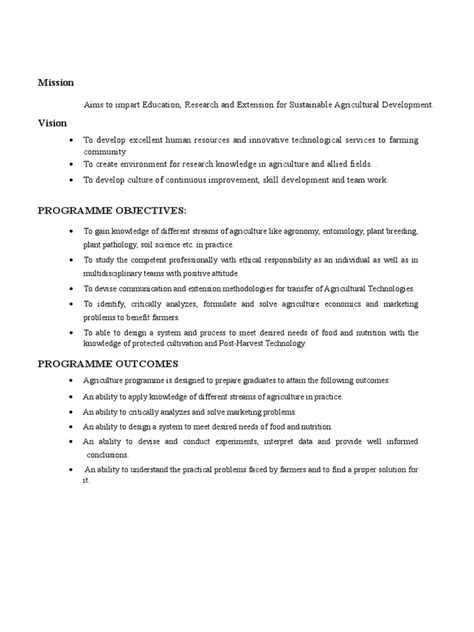 M Sc Agriculture Seed Science And Technology Syllabus Pdf Plant Breeding Statistics