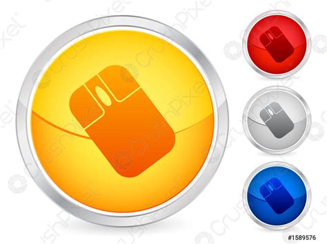 Mouse Button Stock Vector 1589576 Crushpixel