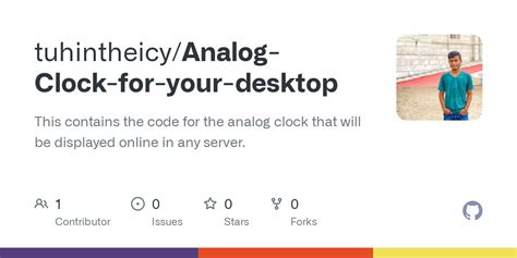 GitHub Tuhintheicy Analog Clock For Your Desktop This Contains The Code For The Analog Clock