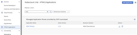 React Development With Sap Business Application St Sap Community