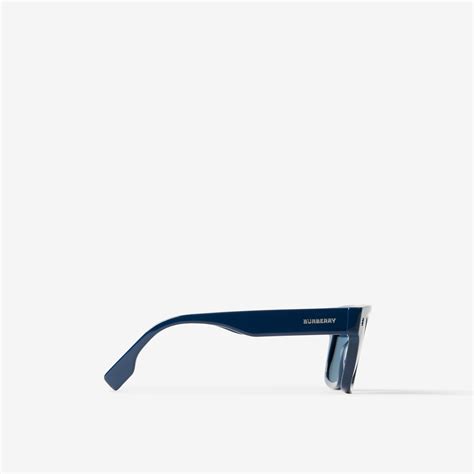 Square Frame Sunglasses In Deep Navy Burberry® Official