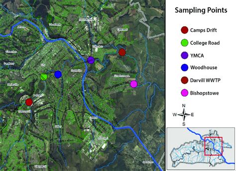 The Selected Sampling Points Along The Msunduzi River Download