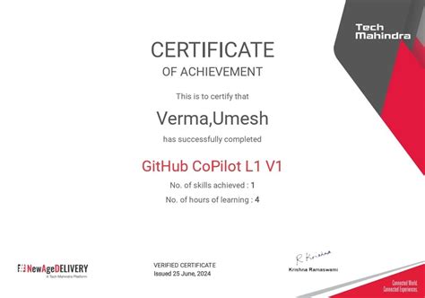 Umesh Verma On Linkedin Githubcopilot Aiml Techmahindra