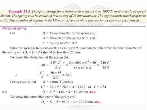 Design Of Helical Spring Against Static Loading Pptx Physics Science