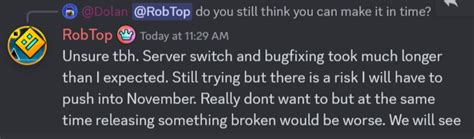geometry dash 2 2 might be only releasing in november after all r