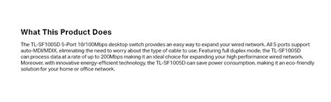 Tp Link 5 Port 10 100 Mbps Fast Ethernet Switch Desktop Ethernet Splitter Ethernet Hub